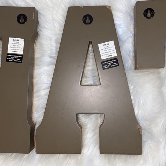 Hobby Lobby | Accents | Hobby Lobby Wood And Tin Letter Eat Wall ...